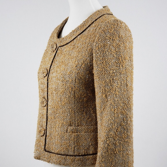 Rope Picnic | Jackets & Coats | Rope Picnic Tweed Button Down Coat ...